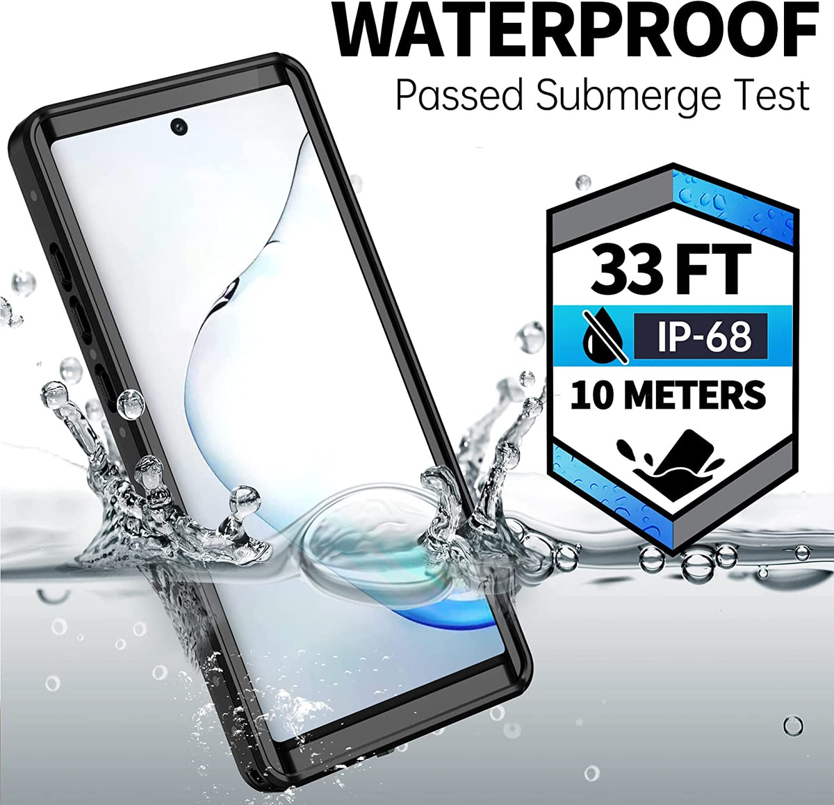 Samsung Galaxy Note 10 / Note 10 Plus — NRE Series Waterproof Phone Ca ...